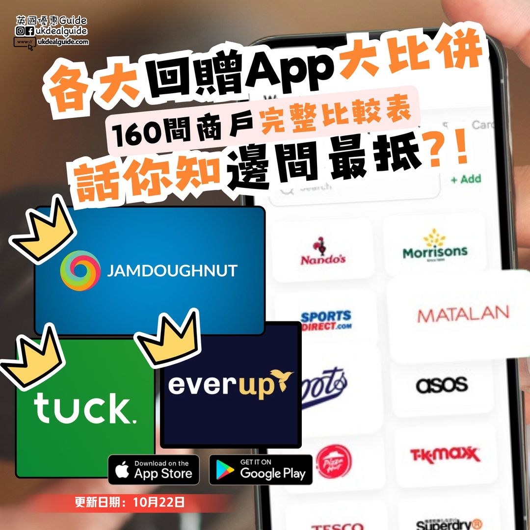 【回贈App】大比併 - 英國優惠Guide - ukdealguide